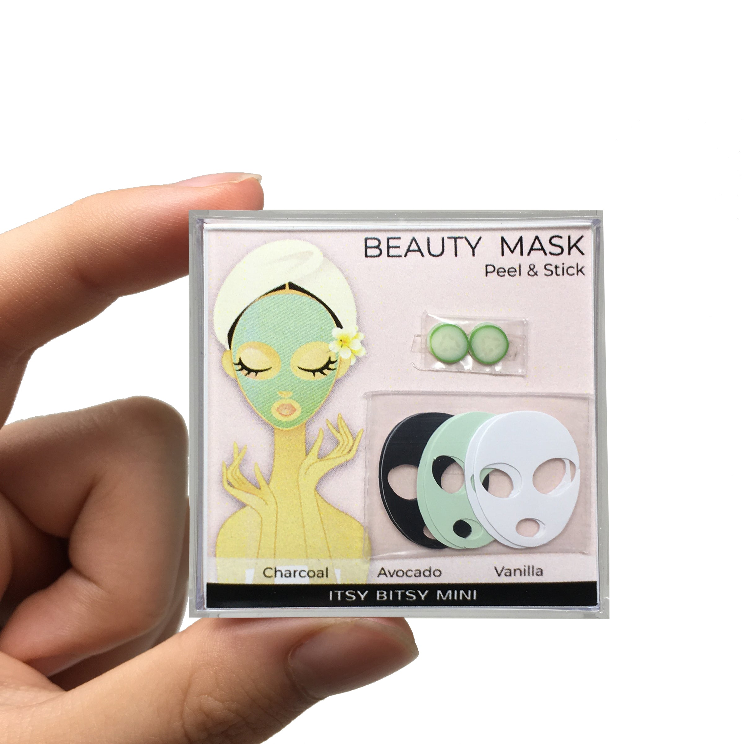 Spa Beauty Mask Set - Dollhouse Miniature - Itsy Bitsy Mini